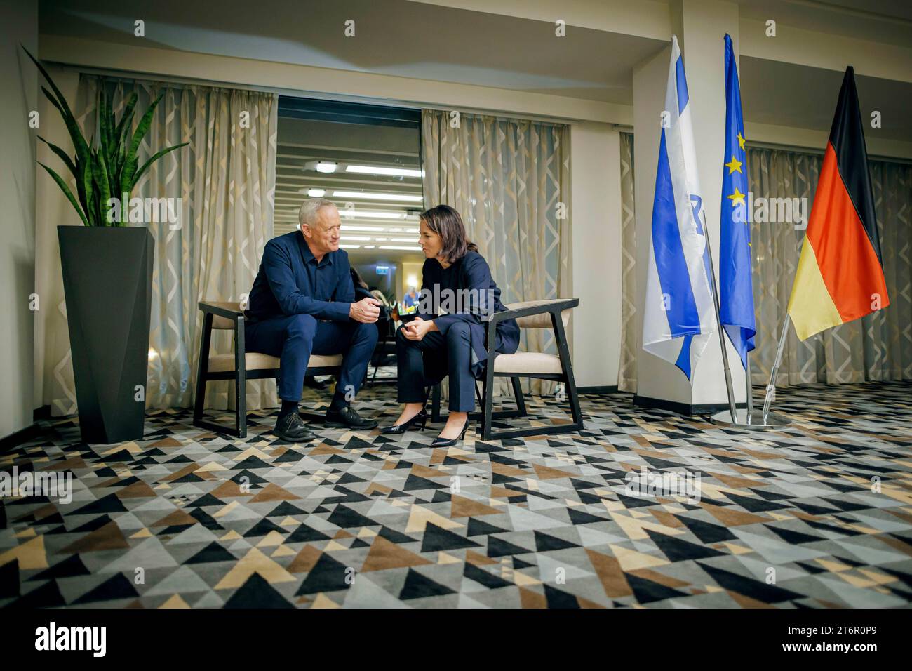 Annalena Baerbock (Buendnis 90/The Greens), Federal Foreign Minister, and the Israeli politician ...