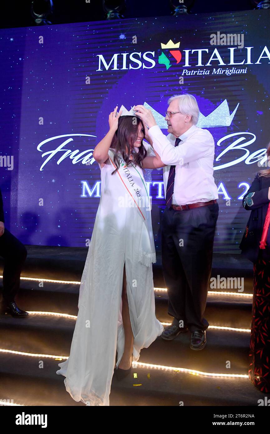 Salsomaggiore Terme: Congress Palace. Miss Italy 2023 election. In the ...