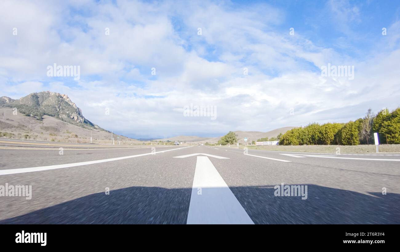 Highway 101 california pov hi-res stock photography and images - Alamy