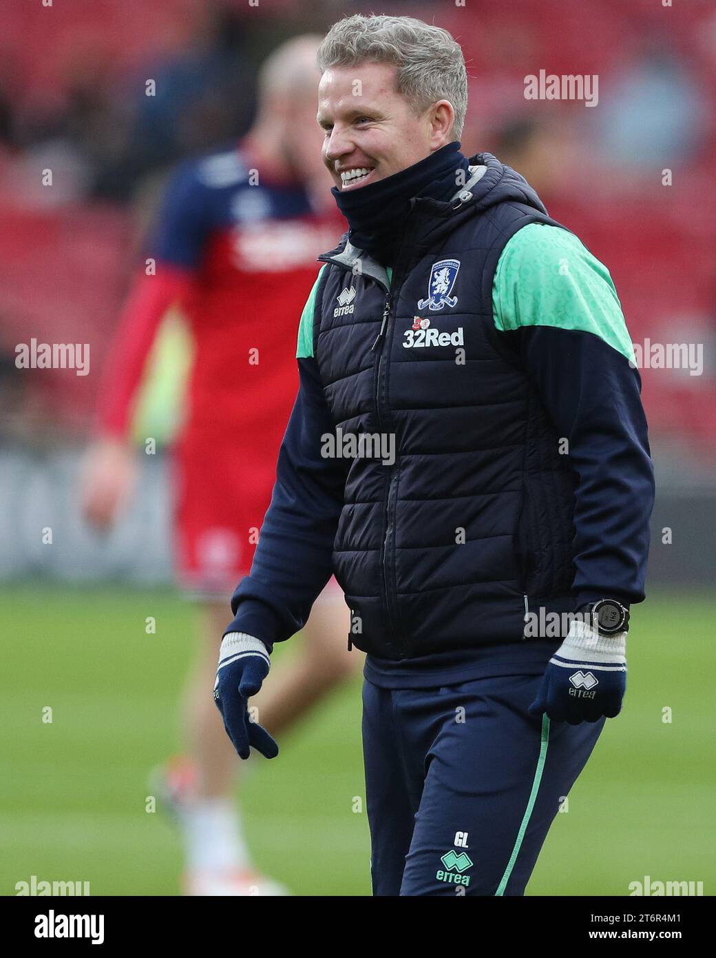 Middlesbrough 1st team coach Grant Leadbitter during the Sky Bet ...