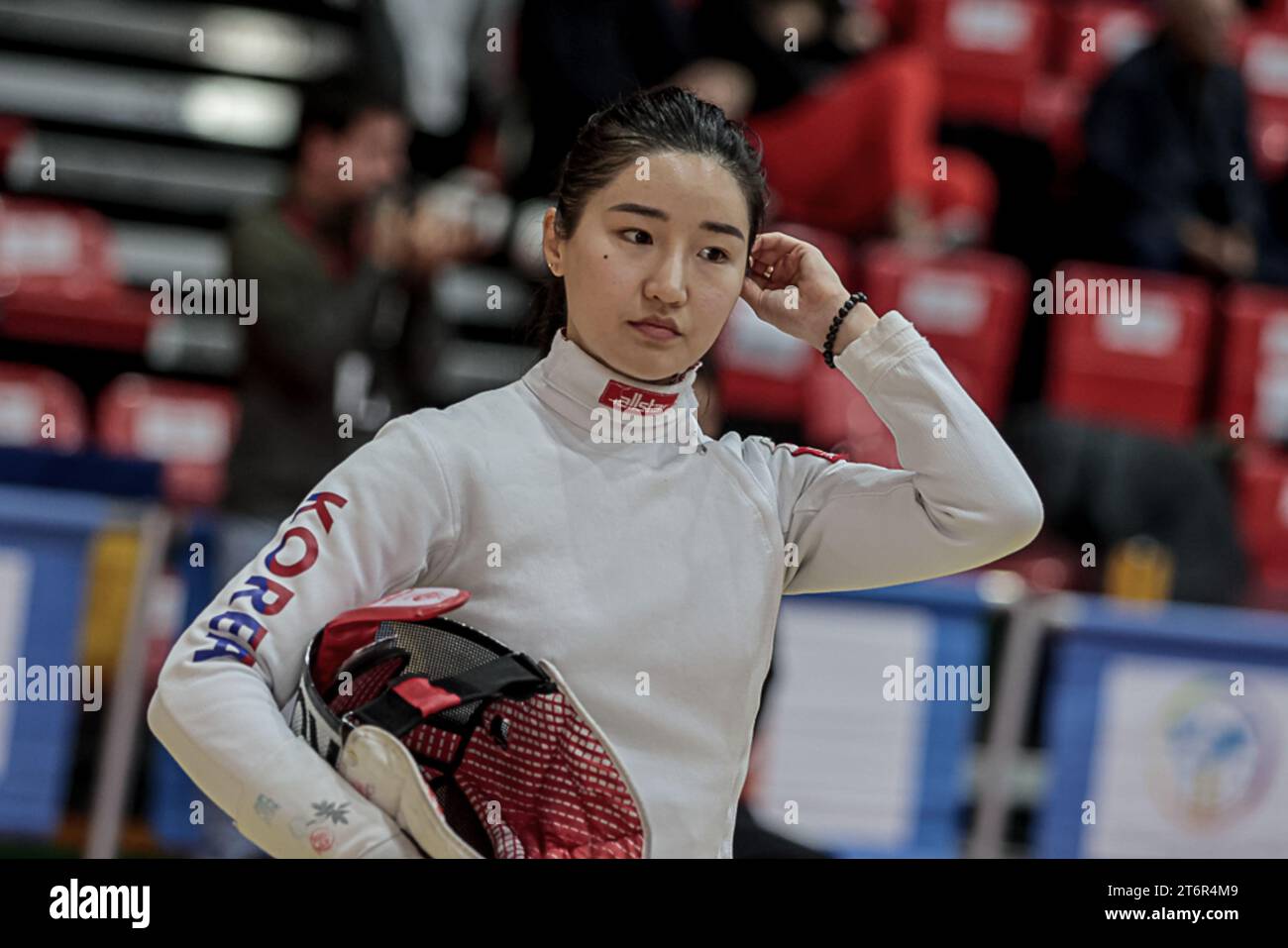 World cup womens epee fencing hi-res stock photography and images - Alamy