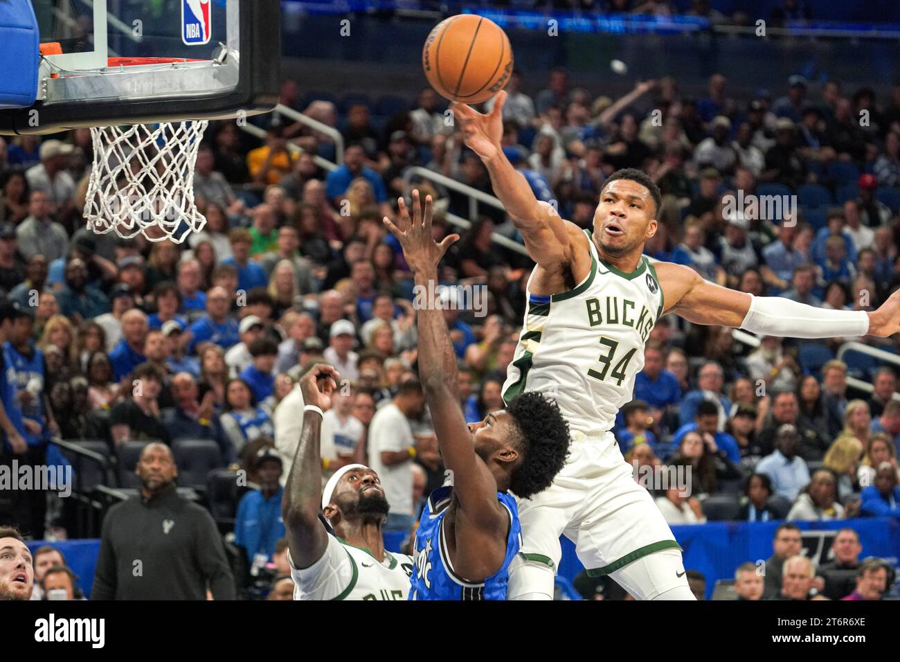 Orlando, Florida, USA, November 11, 2023, Orlando Magic center Jonathan ...