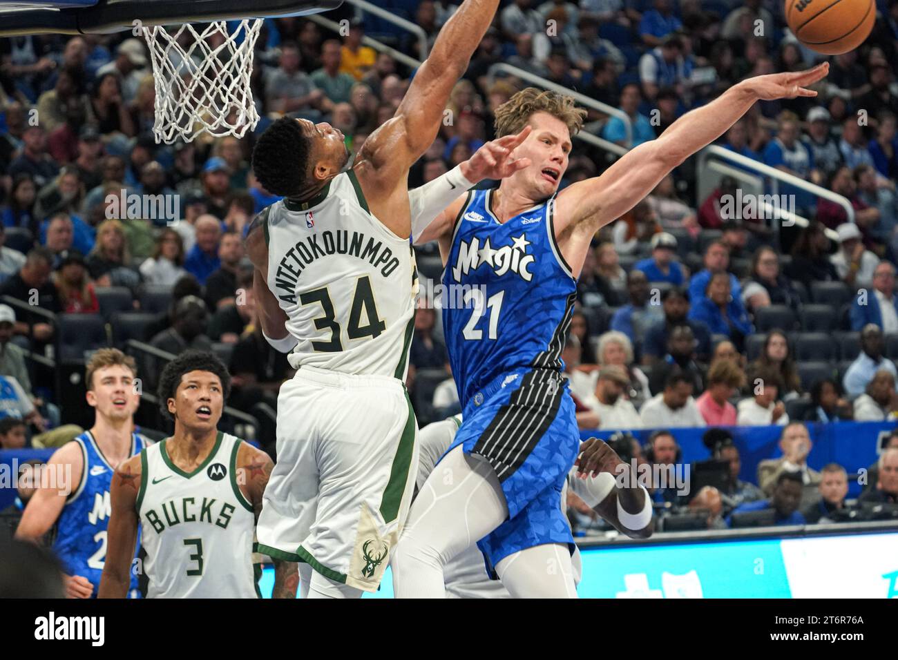 Orlando, Florida, USA, November 11, 2023, Orlando Magic center Moritz ...
