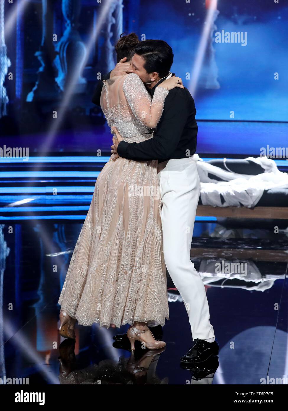 Rome, Rai auditorium of the Foro Italico, TV broadcast "Dancing with the Stars". Pictured: Wanda ...