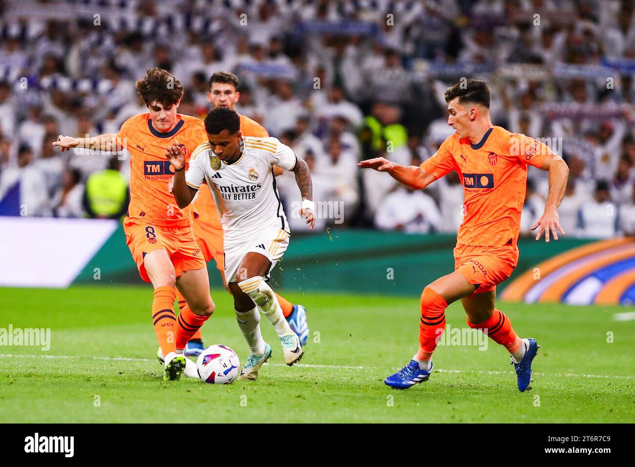 Real Madrid´s Rodrygo in action during La Liga EA Sports Match Day 13 ...