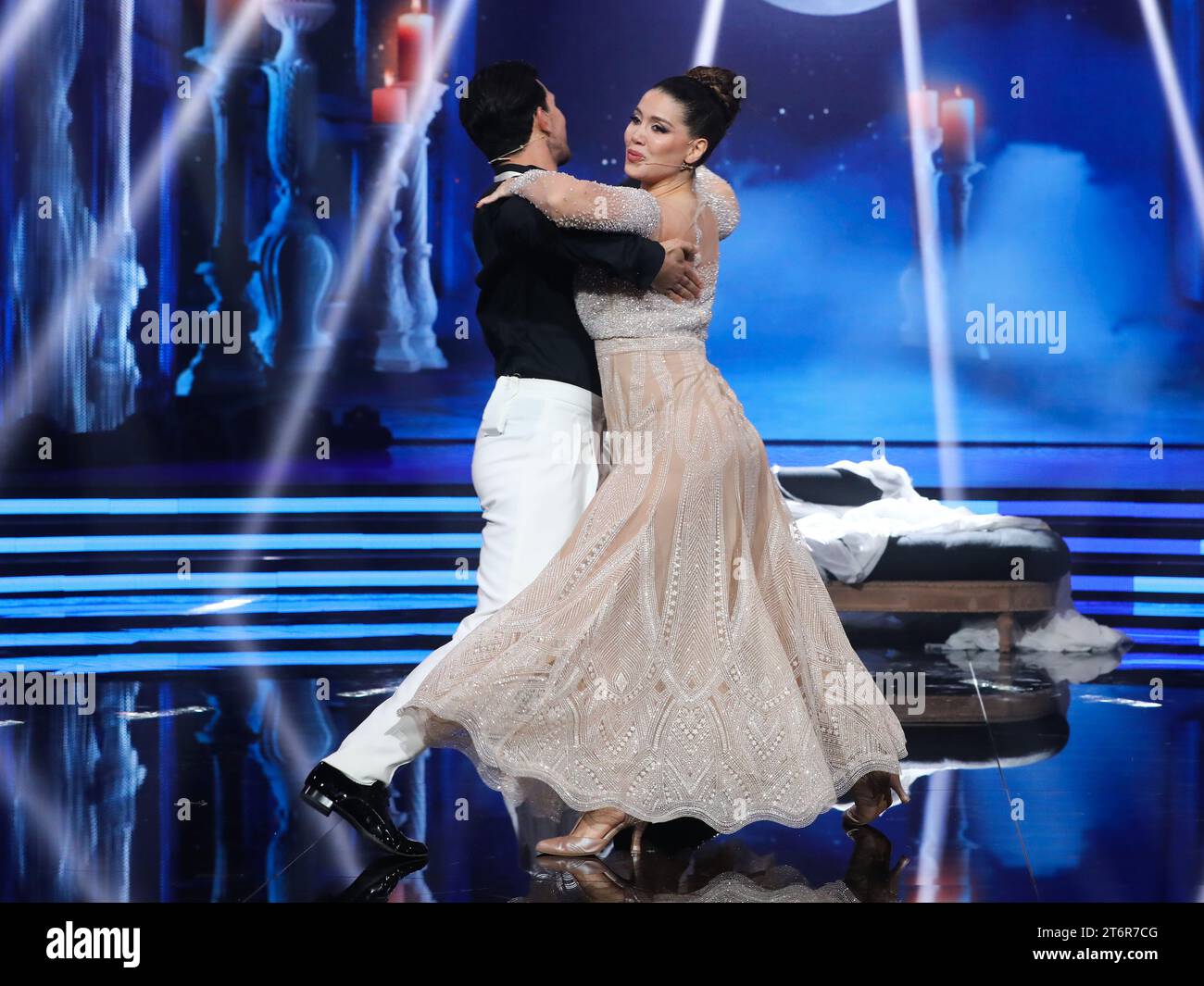 Rome, Rai auditorium of the Foro Italico, TV broadcast "Dancing with the Stars". Pictured: Wanda ...