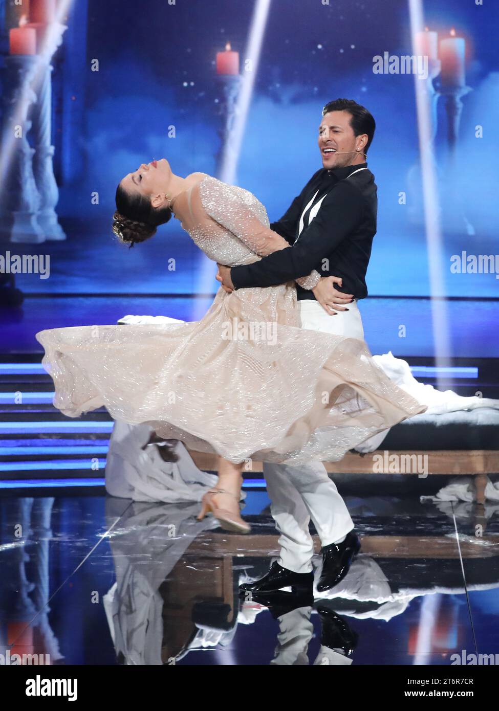 Rome, Rai auditorium of the Foro Italico, TV broadcast "Dancing with the Stars". Pictured: Wanda ...