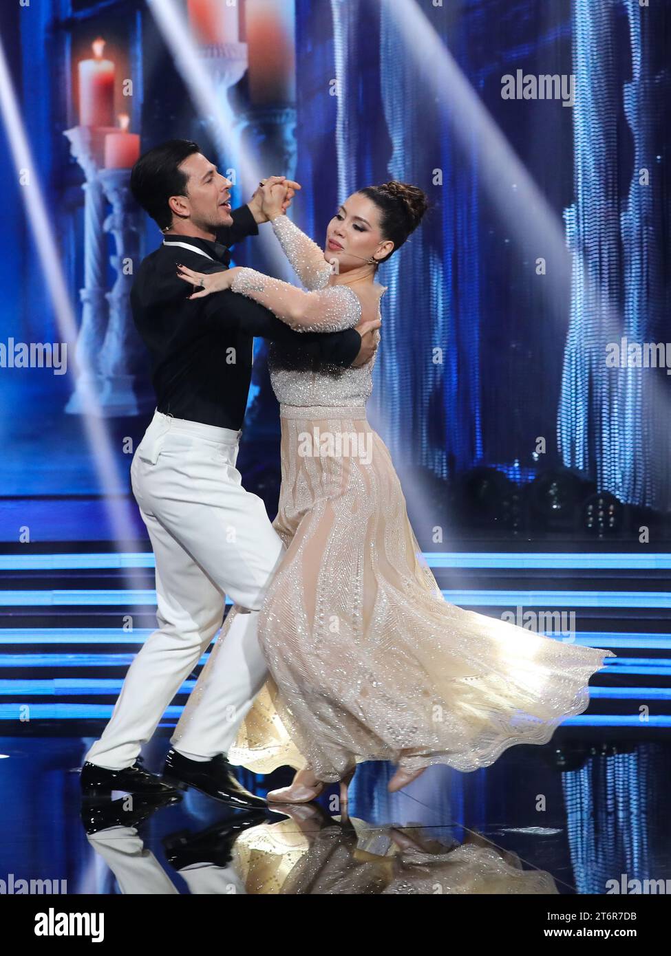 Rome, Rai auditorium of the Foro Italico, TV broadcast "Dancing with the Stars". Pictured: Wanda ...