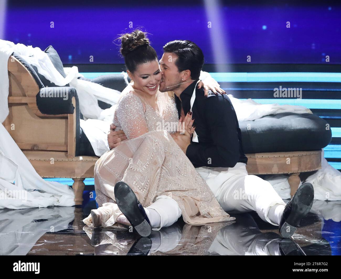 Rome, Rai auditorium of the Foro Italico, TV broadcast "Dancing with the Stars". Pictured: Wanda ...