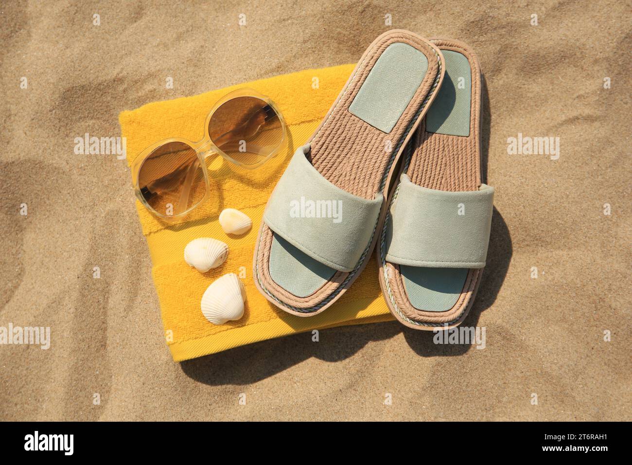 Seashells slippers hi-res stock photography and images - Alamy