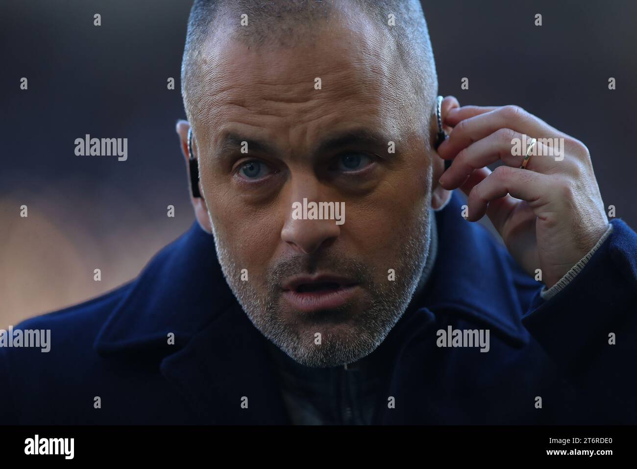 Joe Cole former footballer during the Premier League match ...