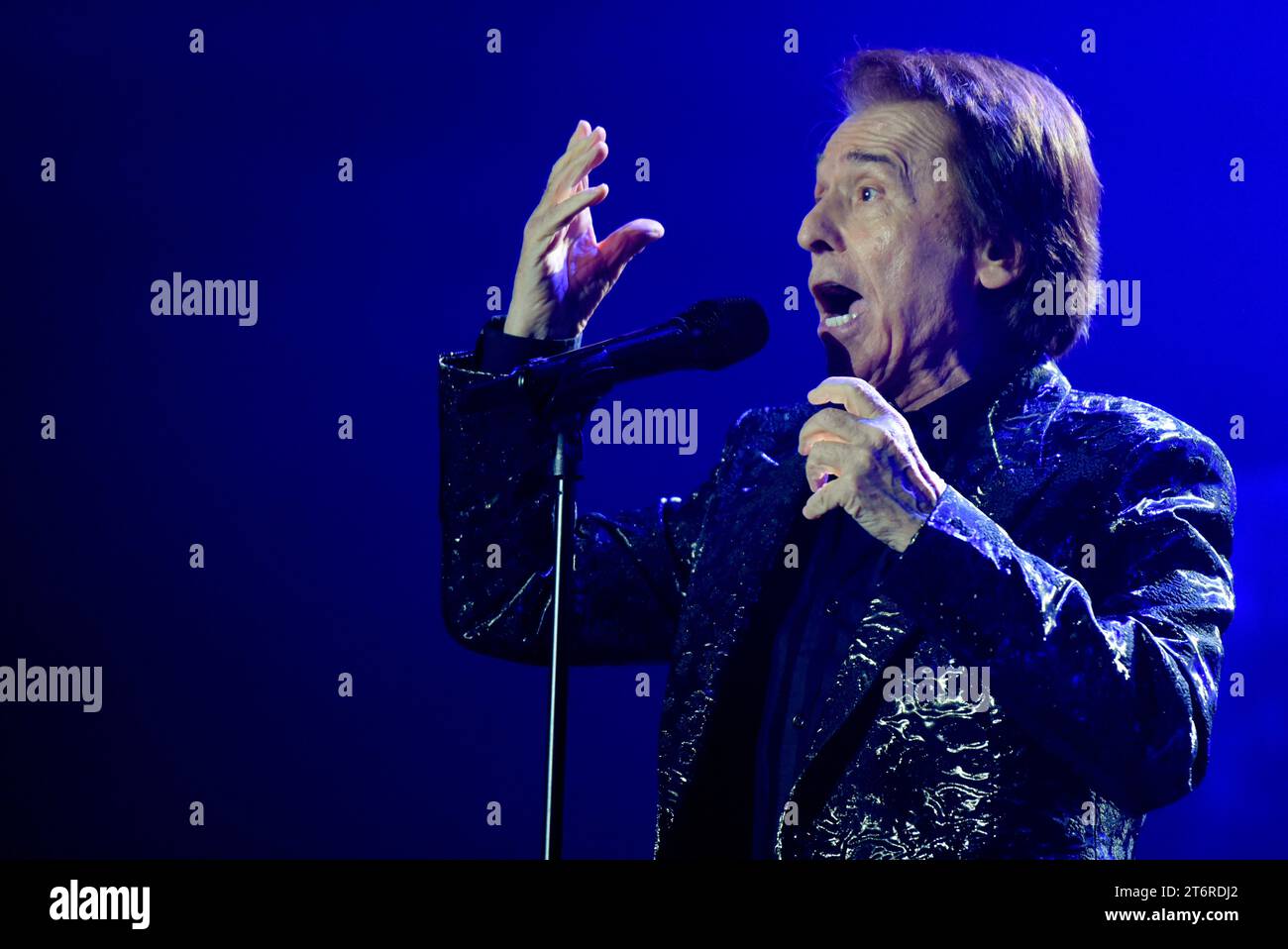 Spanish singer Raphael performs live during his Victoria Tour at the ...