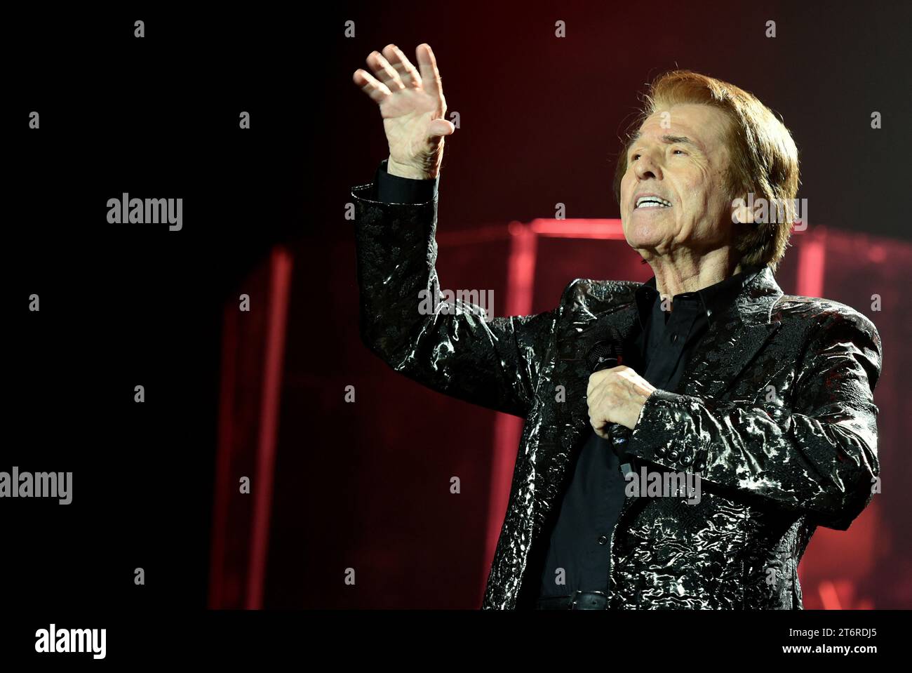 Spanish singer Raphael performs live during his Victoria Tour at the ...