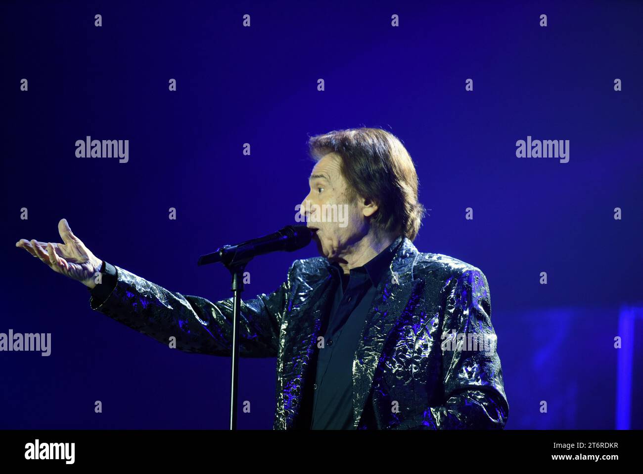 Spanish singer Raphael performs live during his Victoria Tour at the ...