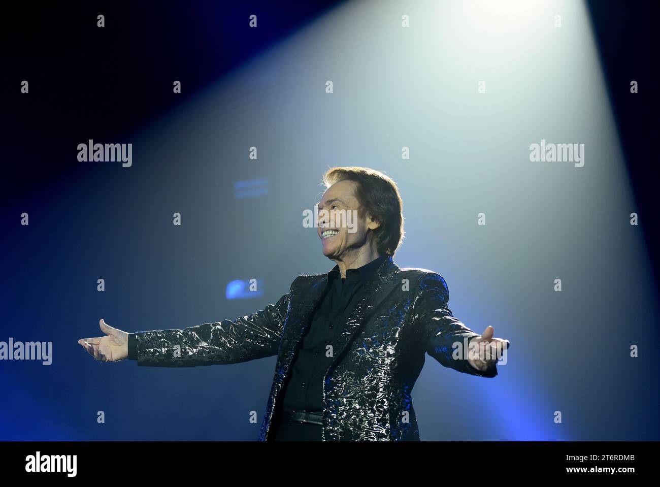 Spanish singer Raphael performs live during his Victoria Tour at the ...
