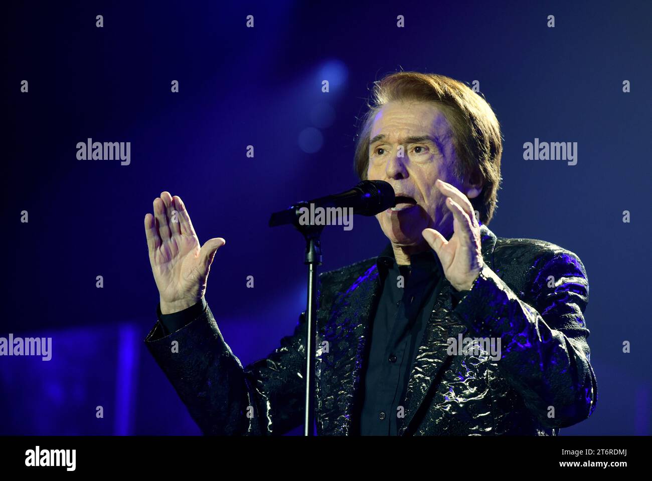 Spanish singer Raphael performs live during his Victoria Tour at the ...