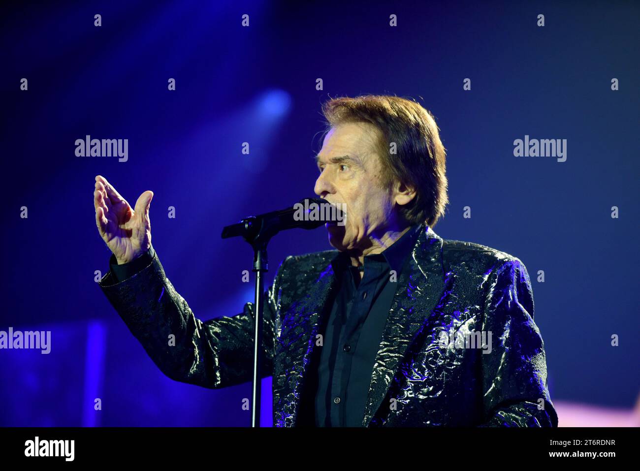 Spanish singer Raphael performs live during his Victoria Tour at the ...