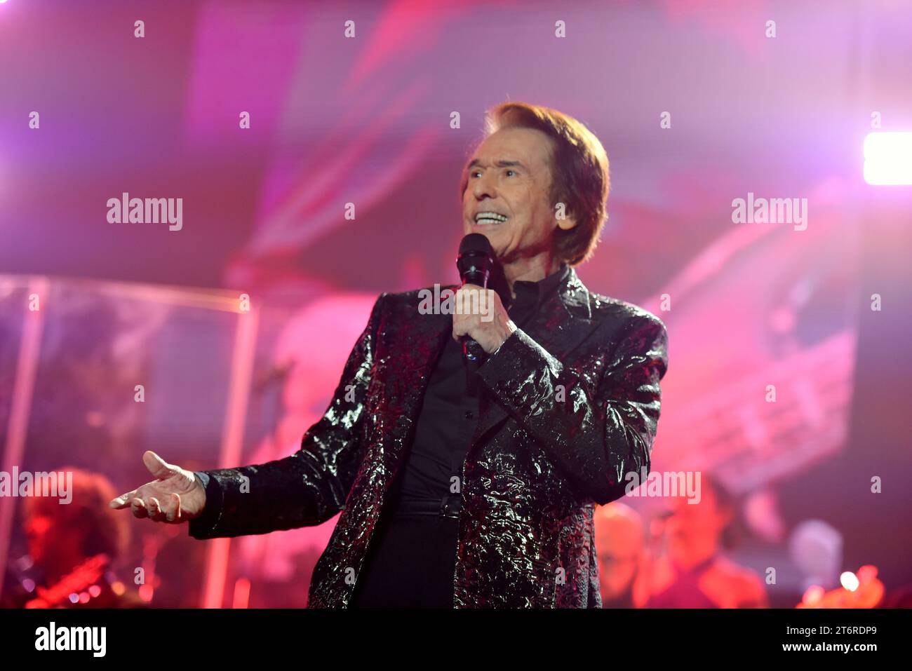 Spanish singer Raphael performs live during his Victoria Tour at the ...