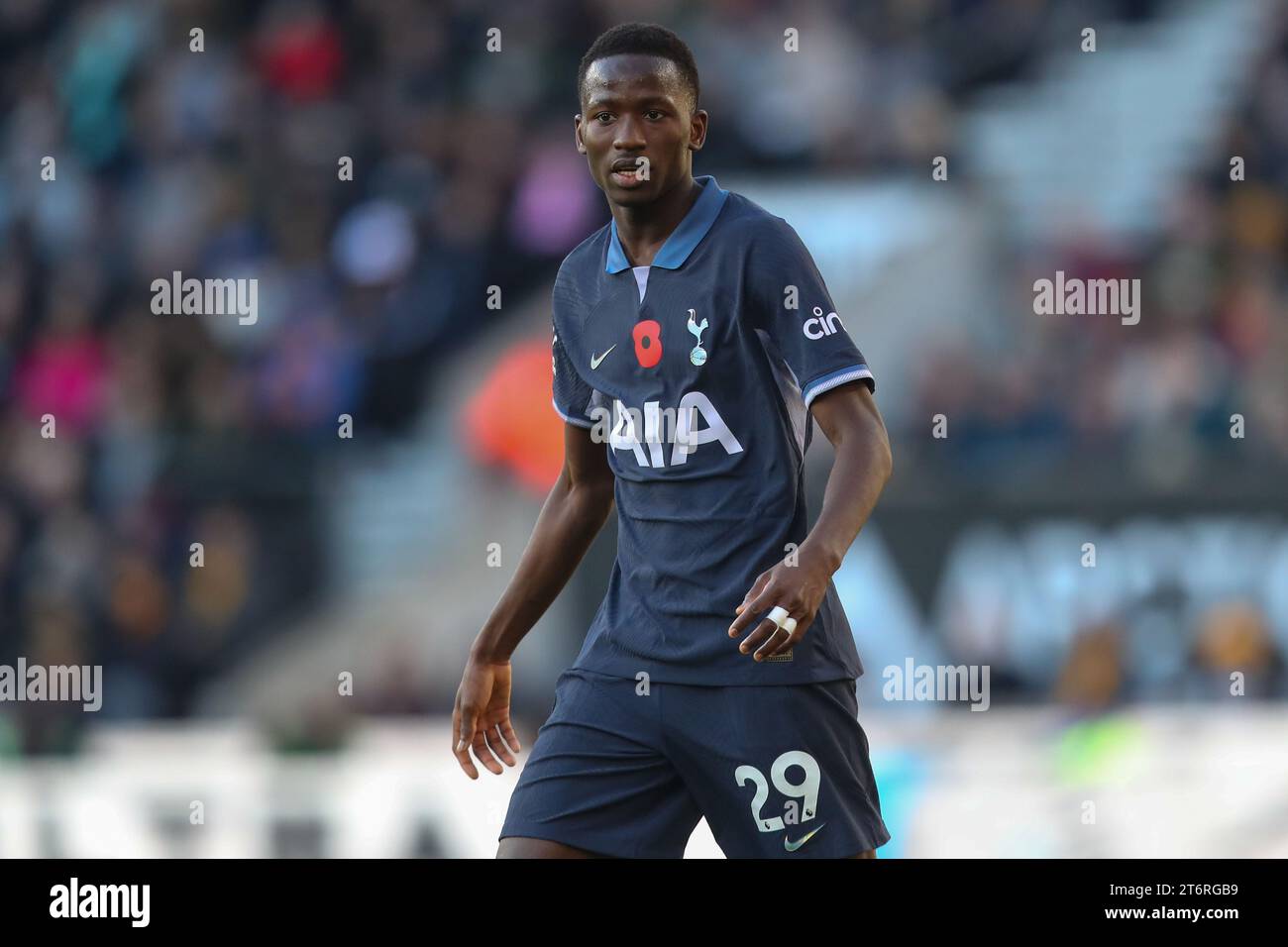 Pape Matar Sarr #29 of Tottenham Hotspur during the Premier League ...