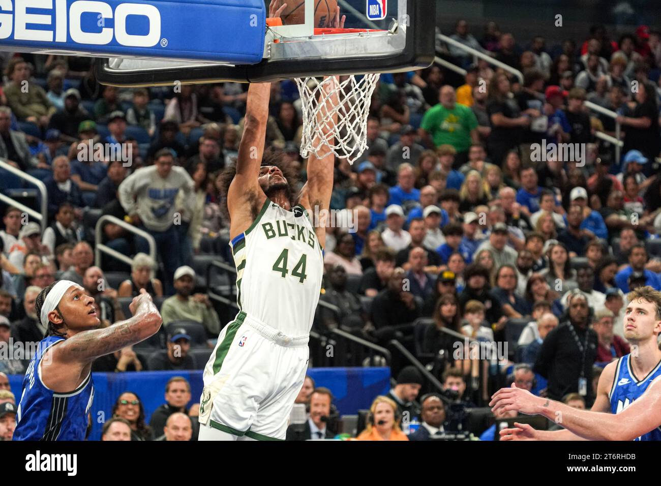 Orlando, Florida, USA, November 11, 2023, Milwaukee Bucks player Andre ...