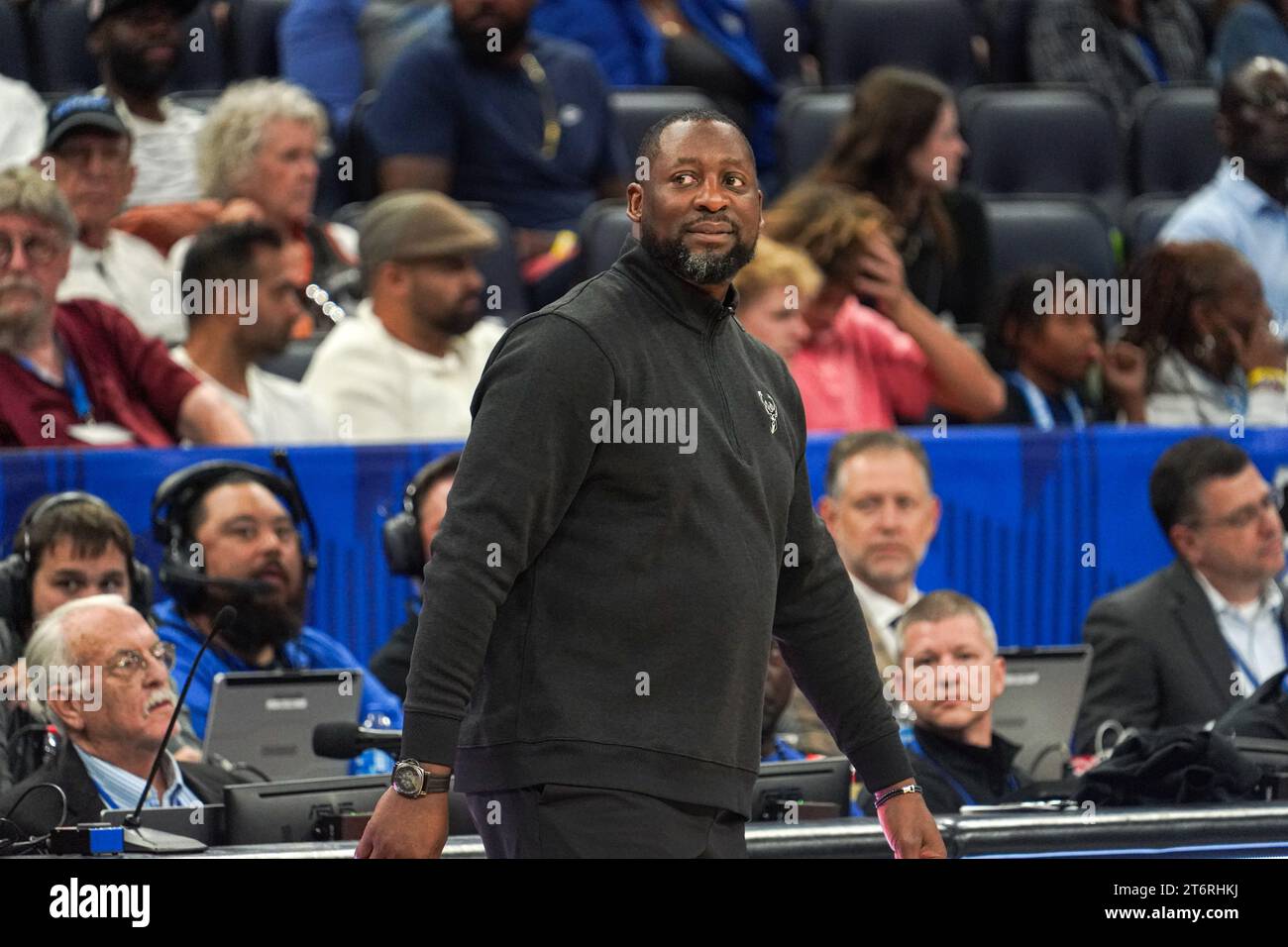 Orlando, Florida, USA, November 11, 2023, Milwaukee Bucks head coach ...