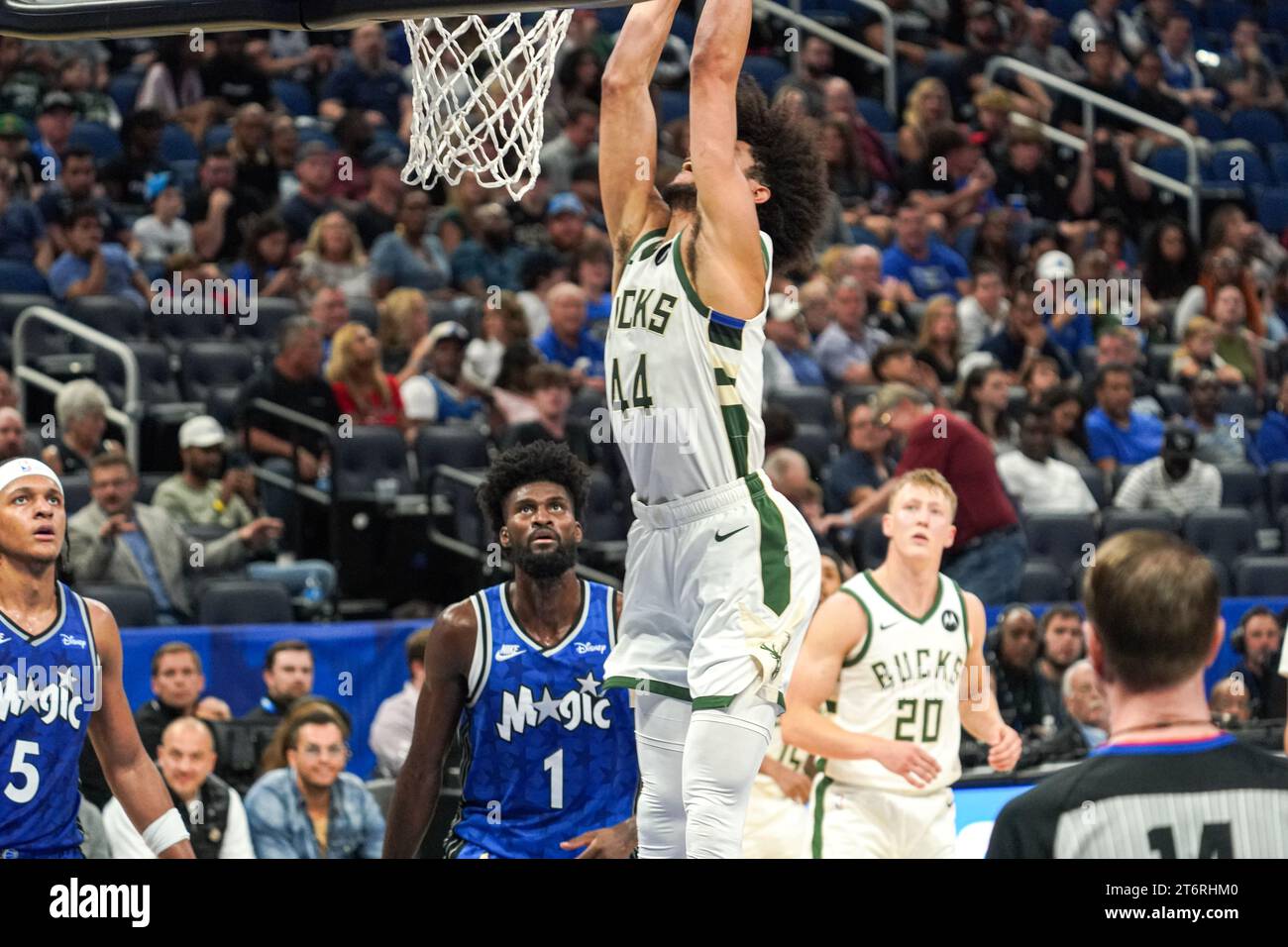 Orlando, Florida, USA, November 11, 2023, Milwaukee Bucks guard Andre ...