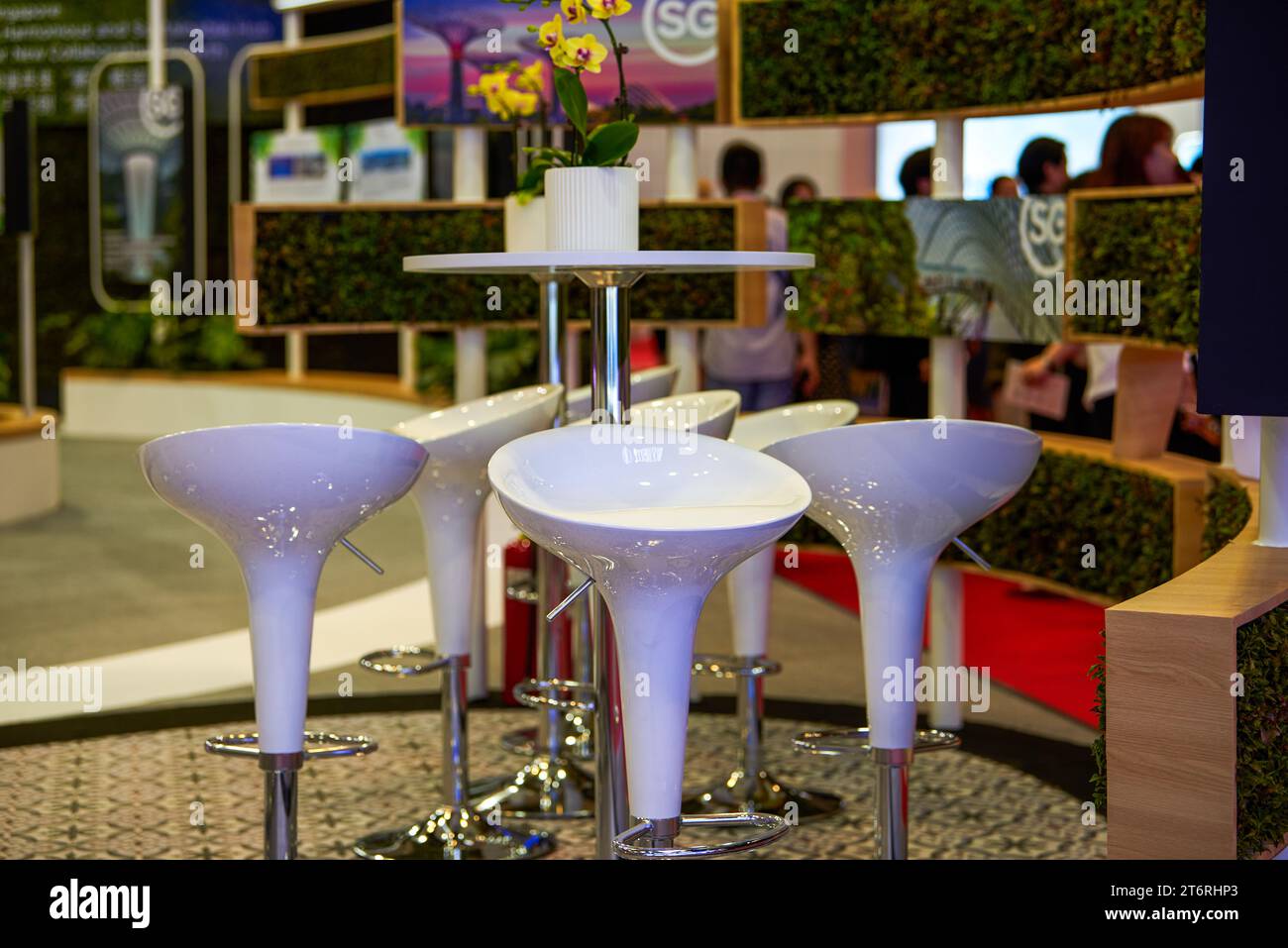 3d illustration restaurant interior design hi-res stock photography and ...