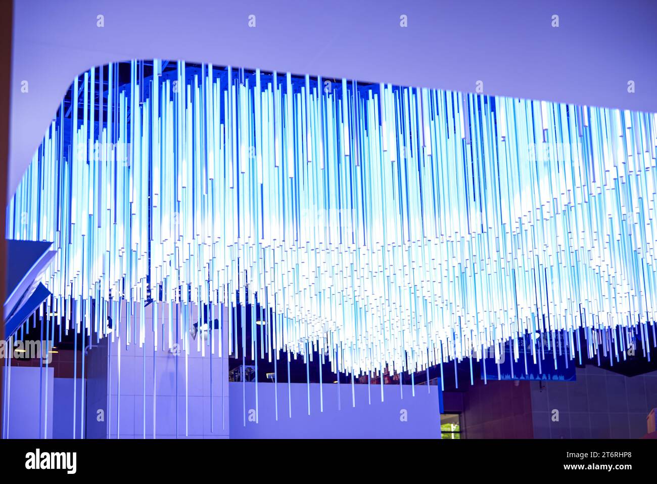 Lighting design and ceiling decoration for large-scale exhibitions ...