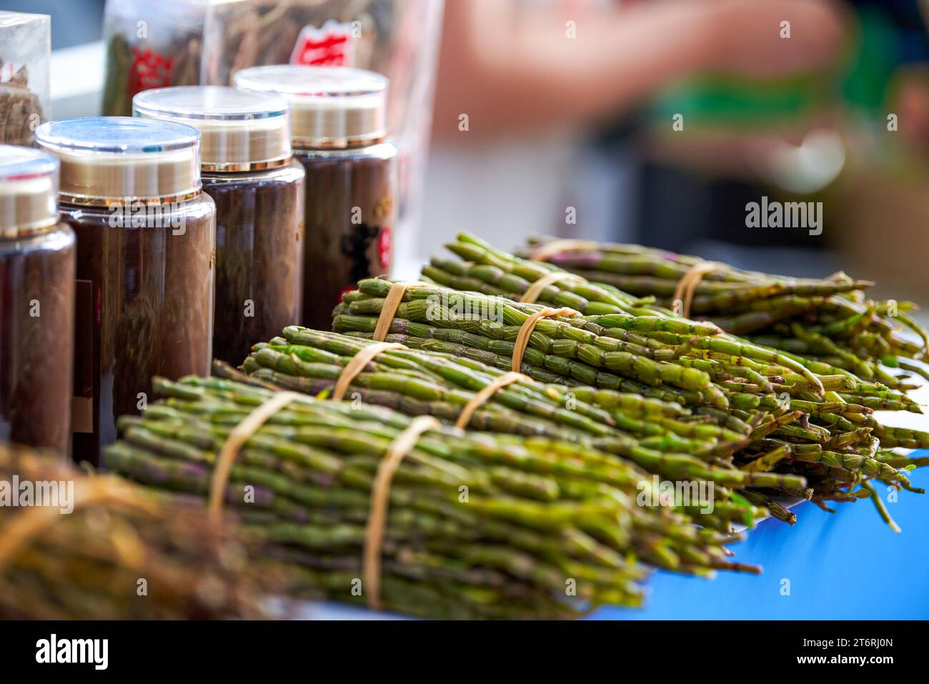 Close-up of precious Chinese herbal medicine Dendrobium Stock Photo - Alamy