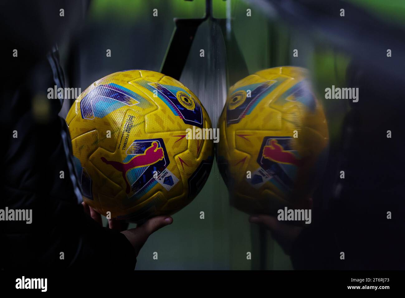 Orbita Puma Official Serie A match ball during Serie A 2023/24 football ...