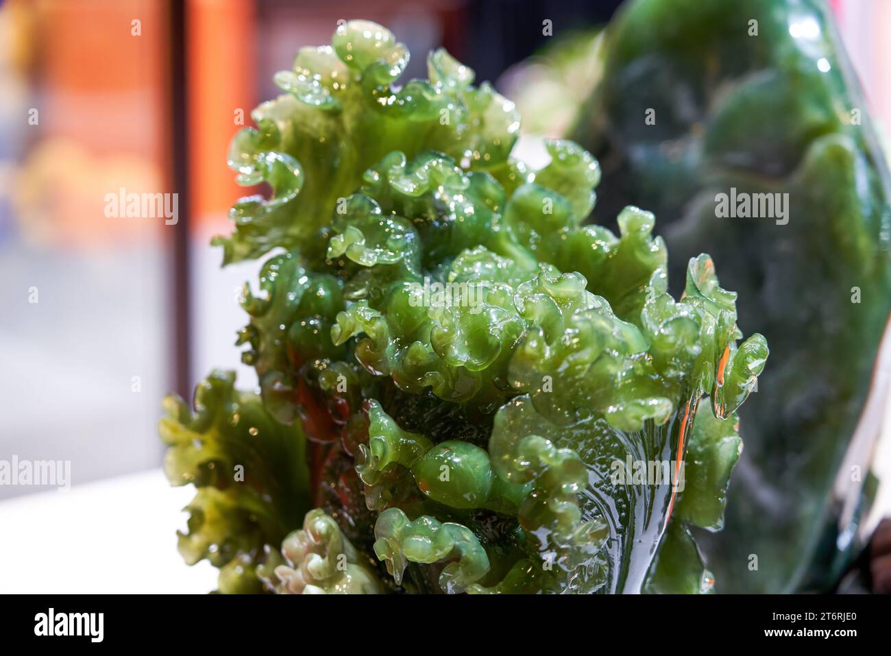 Chinese traditional cabbage jade carving Stock Photo - Alamy