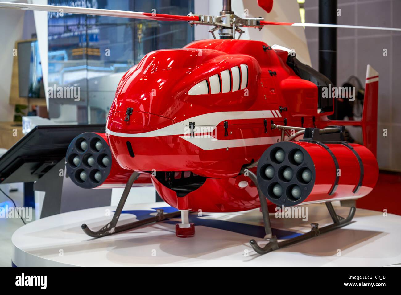 A fire rescue unmanned helicopter Stock Photo - Alamy