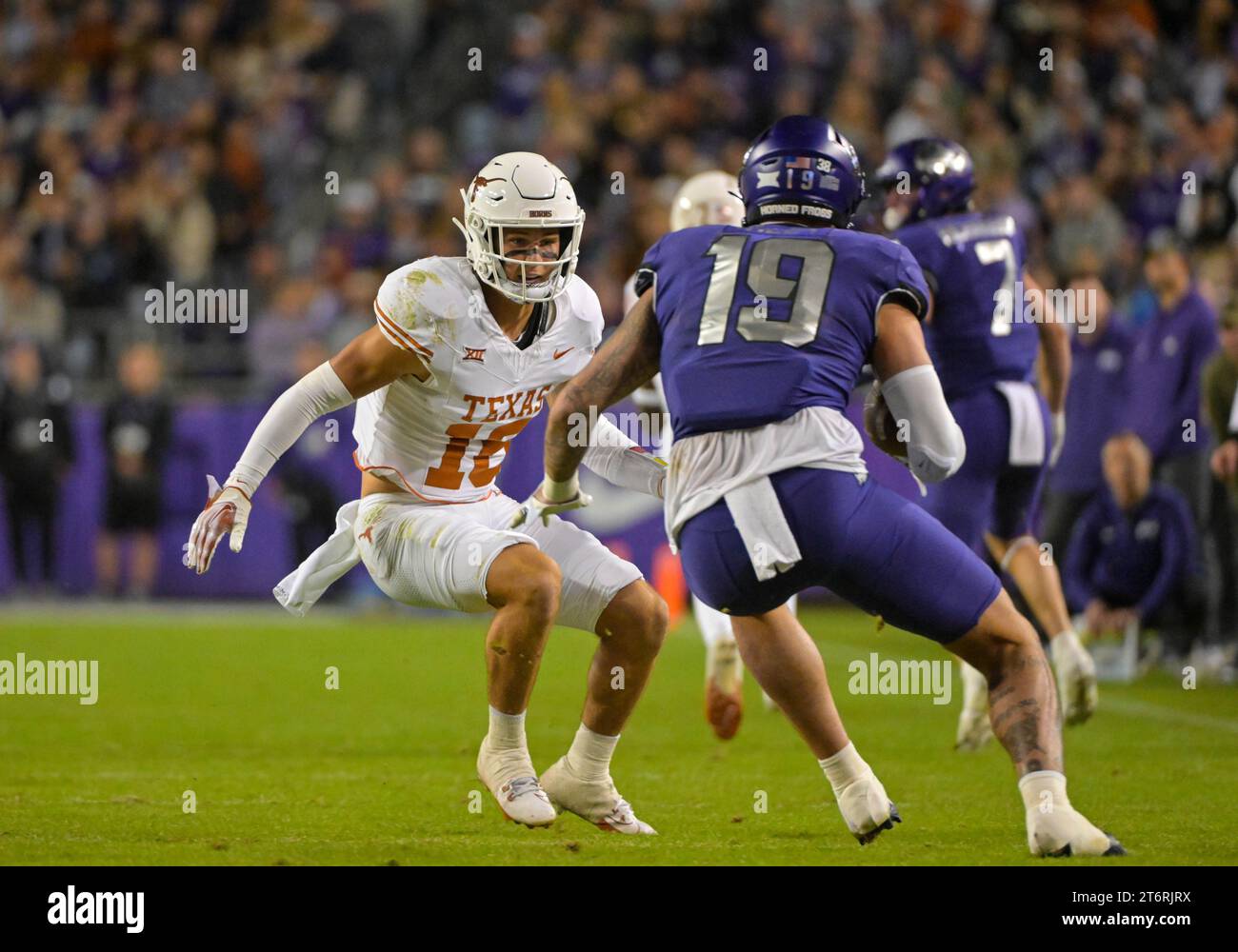 November 11 2023: Texas Longhorns defensive back Michael Taaffe (16 ...