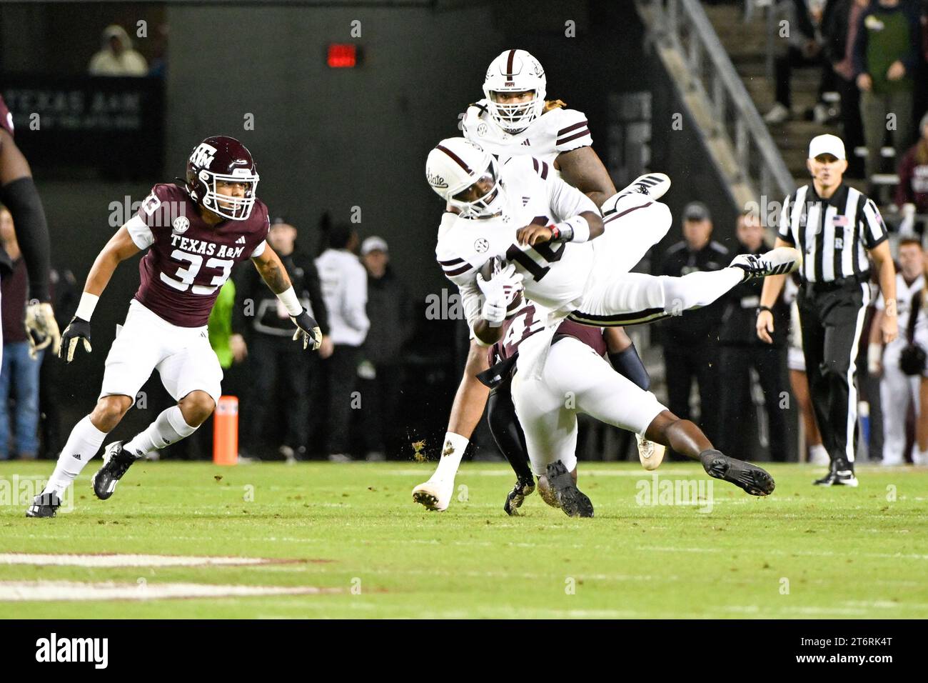 COLLEGE STATION, TX - NOVEMBER 11: Mississippi State Bulldogs ...