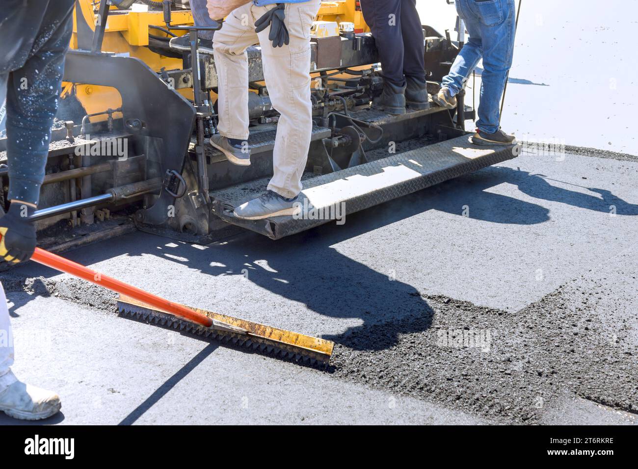 Road works compaction gravel hi-res stock photography and images - Alamy