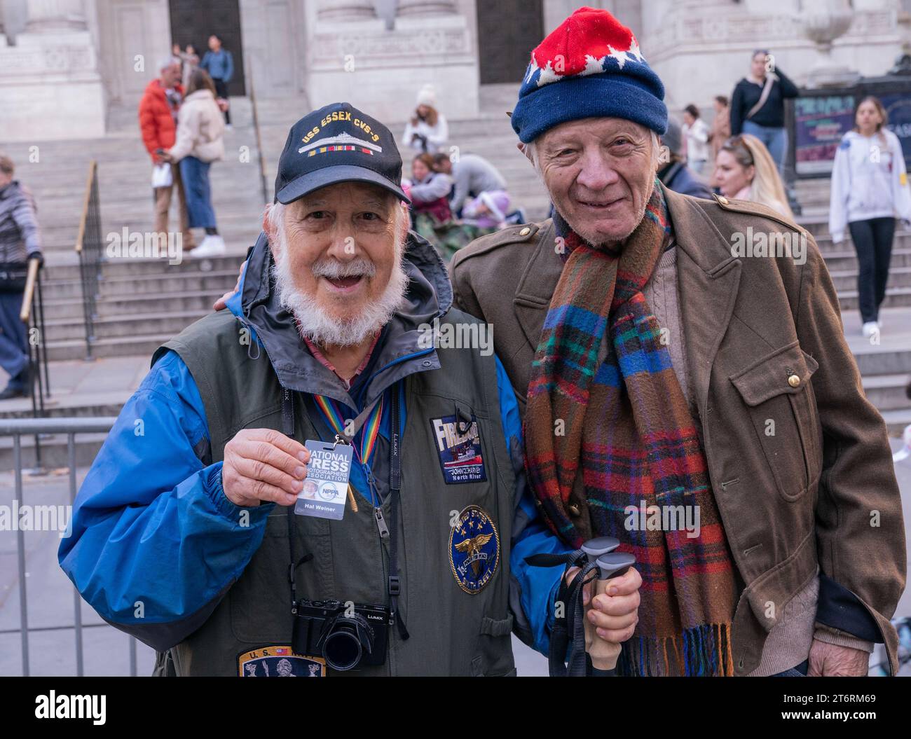 Veterans watch 104th annual Veterans Day Parade on 5th Avenue in New ...