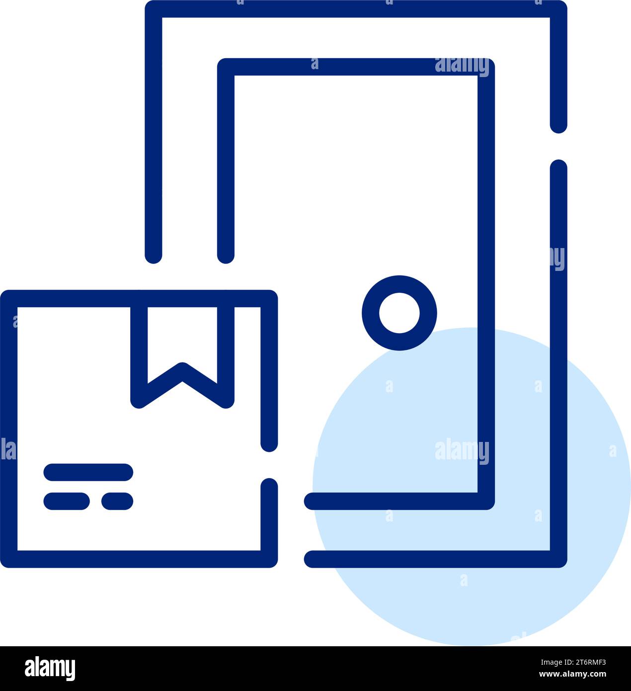 Parcel at customer door. Delivery service. Pixel perfect icon Stock ... Parcel at customer door. Delivery service. Pixel perfect icon Stock ...