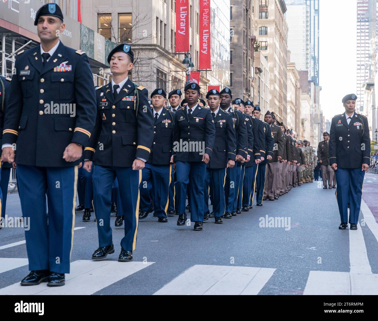 Atmosphere during 104th annual Veterans Day Parade on 5th Avenue in New ...