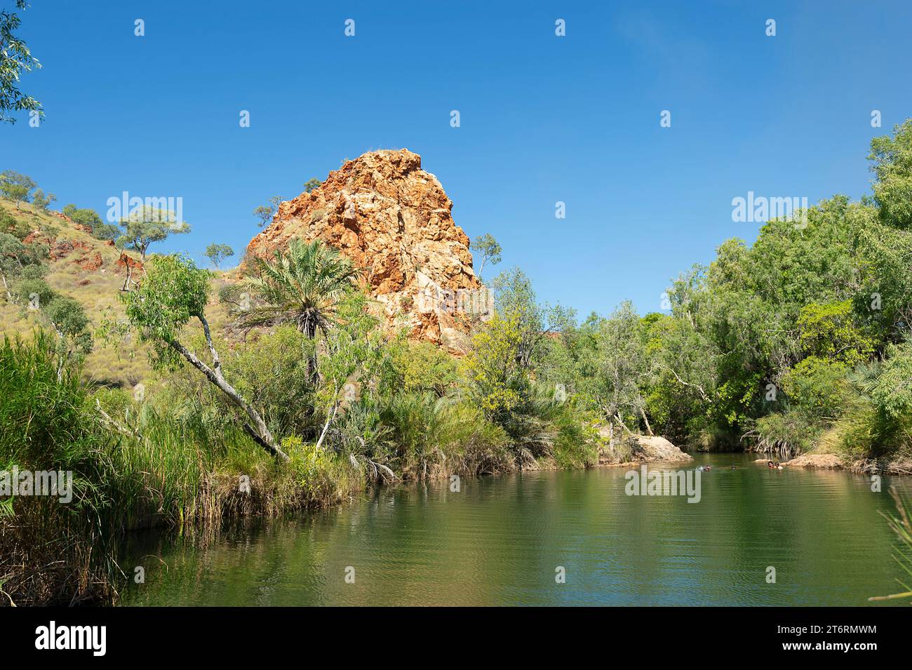 Palm Springs is a popular swimming spot along the Duncan Road ...