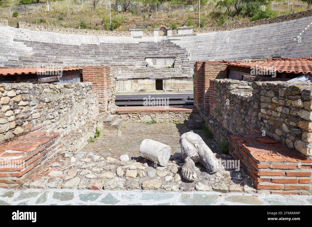 The ancient ruins of Heraclea Lyncestis in Bitola, North Macedonia ...