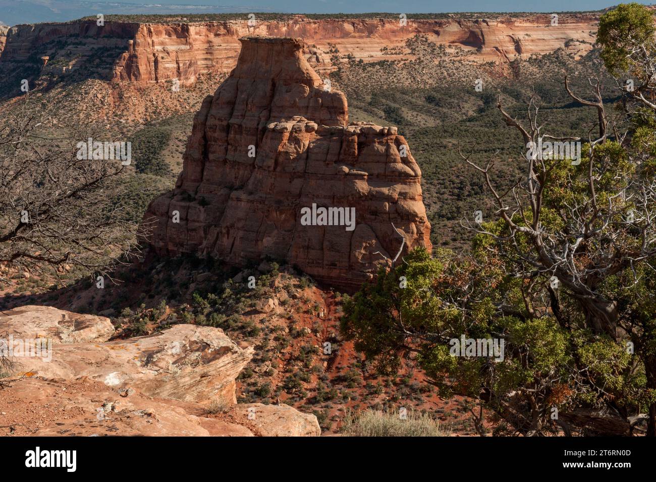 Three climbers on Independence Monument in the Colorado National ...