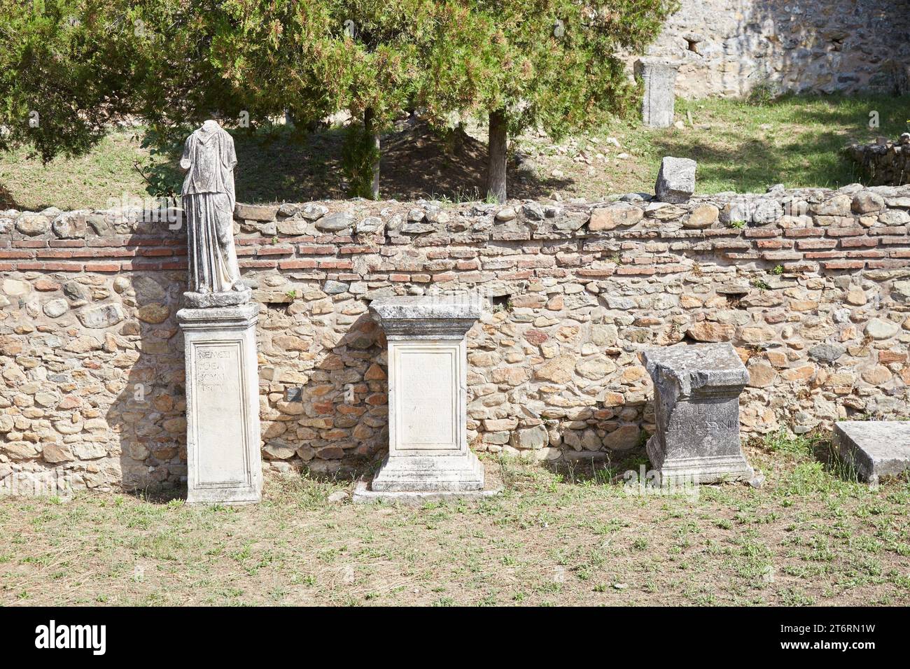The ancient ruins of Heraclea Lyncestis in Bitola, North Macedonia ...