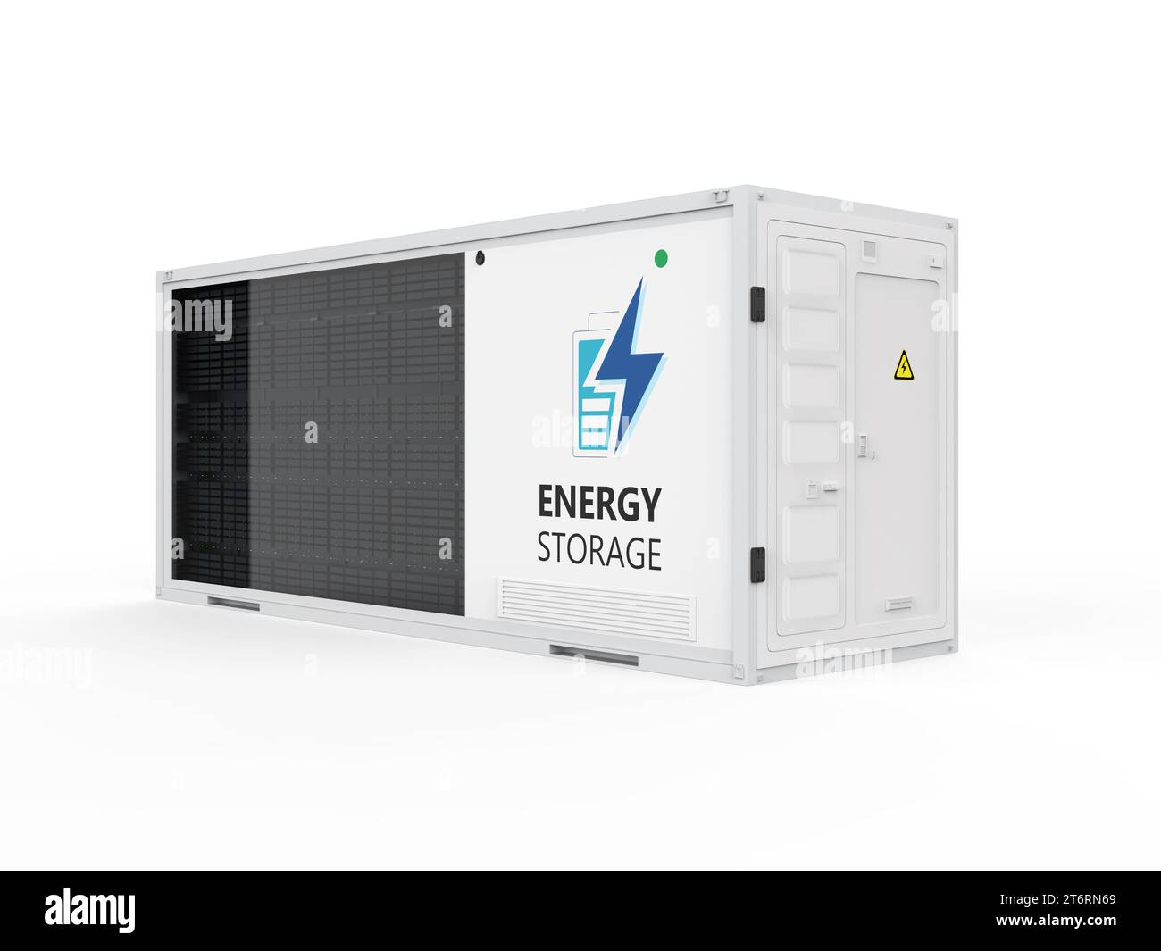 3d rendering energy storage system or battery container unit isolated ...