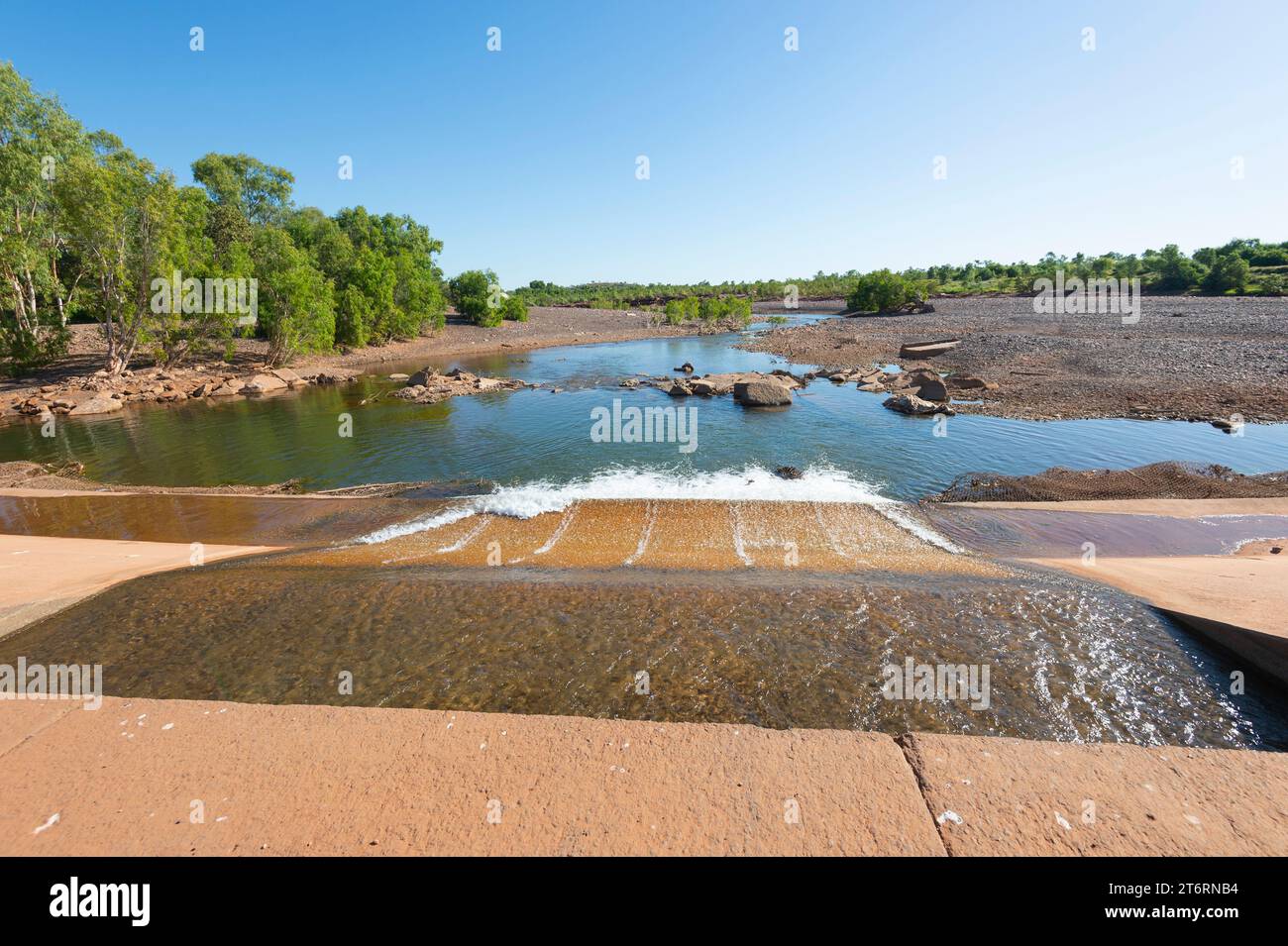 Causeway over the Ord River, Duncan Road, Western Australia, Australia ...
