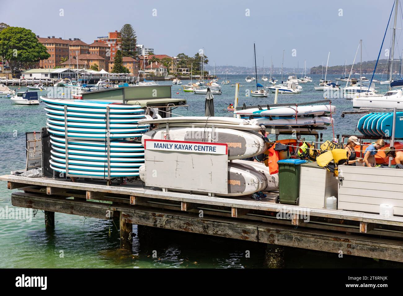 Manly Kayak centre in manly Beach suburb of Sydney, on the northern ...