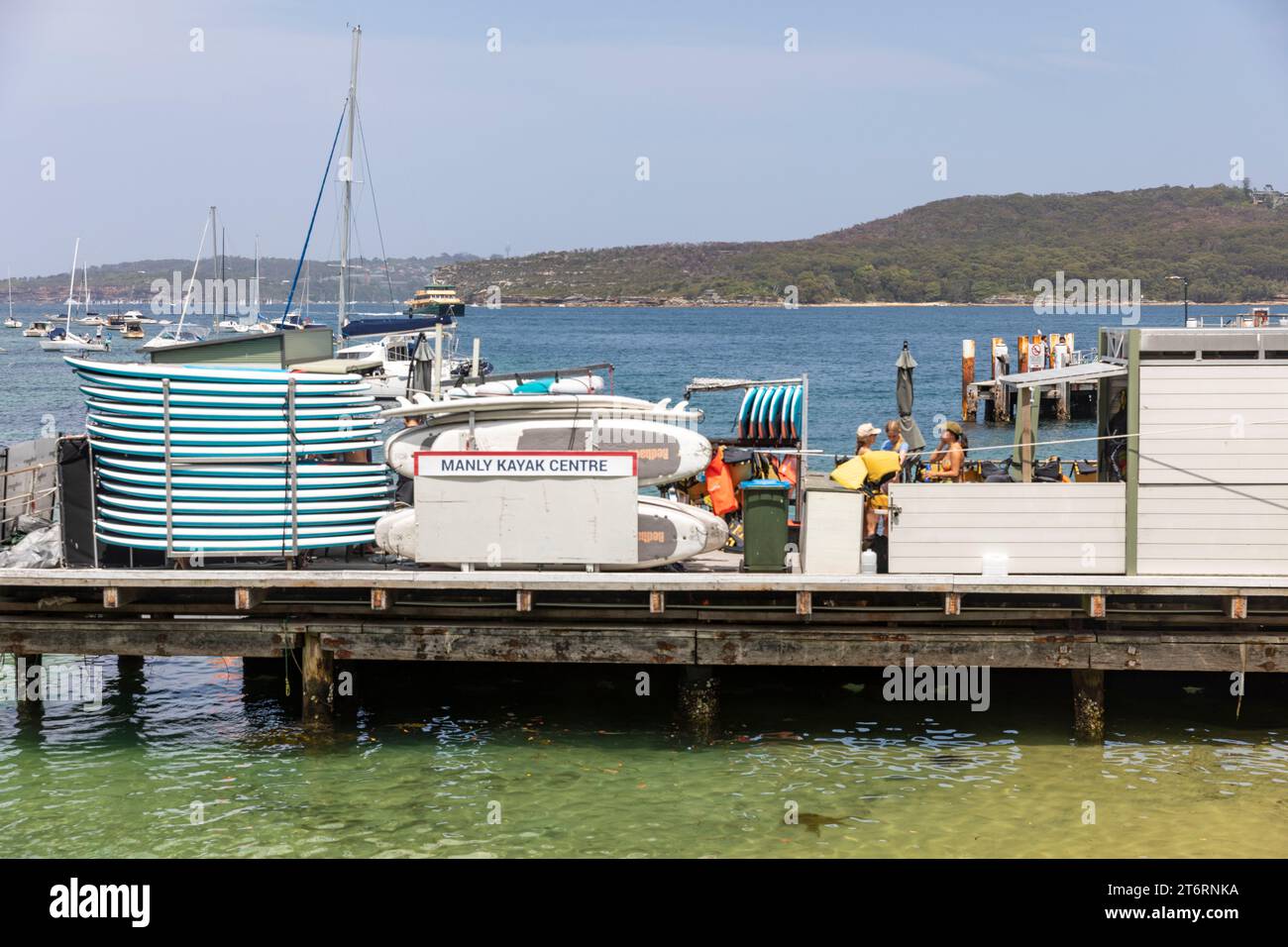 Manly Kayak centre in manly Beach suburb of Sydney, on the northern ...
