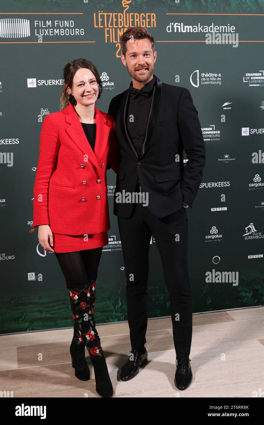 LUXEMBOURG, 11. October 2023: (R) Thomas „Tommy“ Schlesser, actor ...