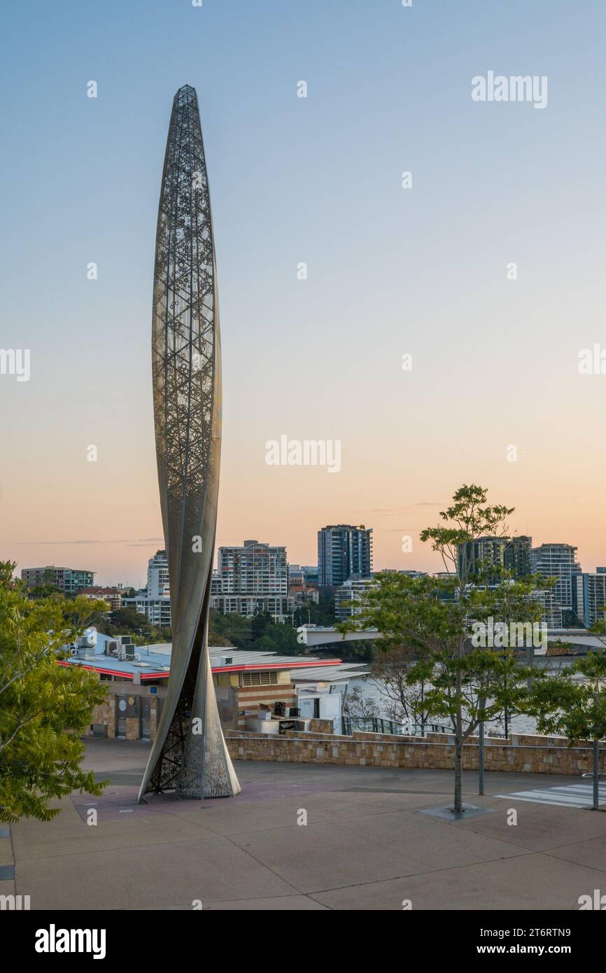Venus Rising Statue at Kangaroo Point in Brisbane, Australia Stock ...