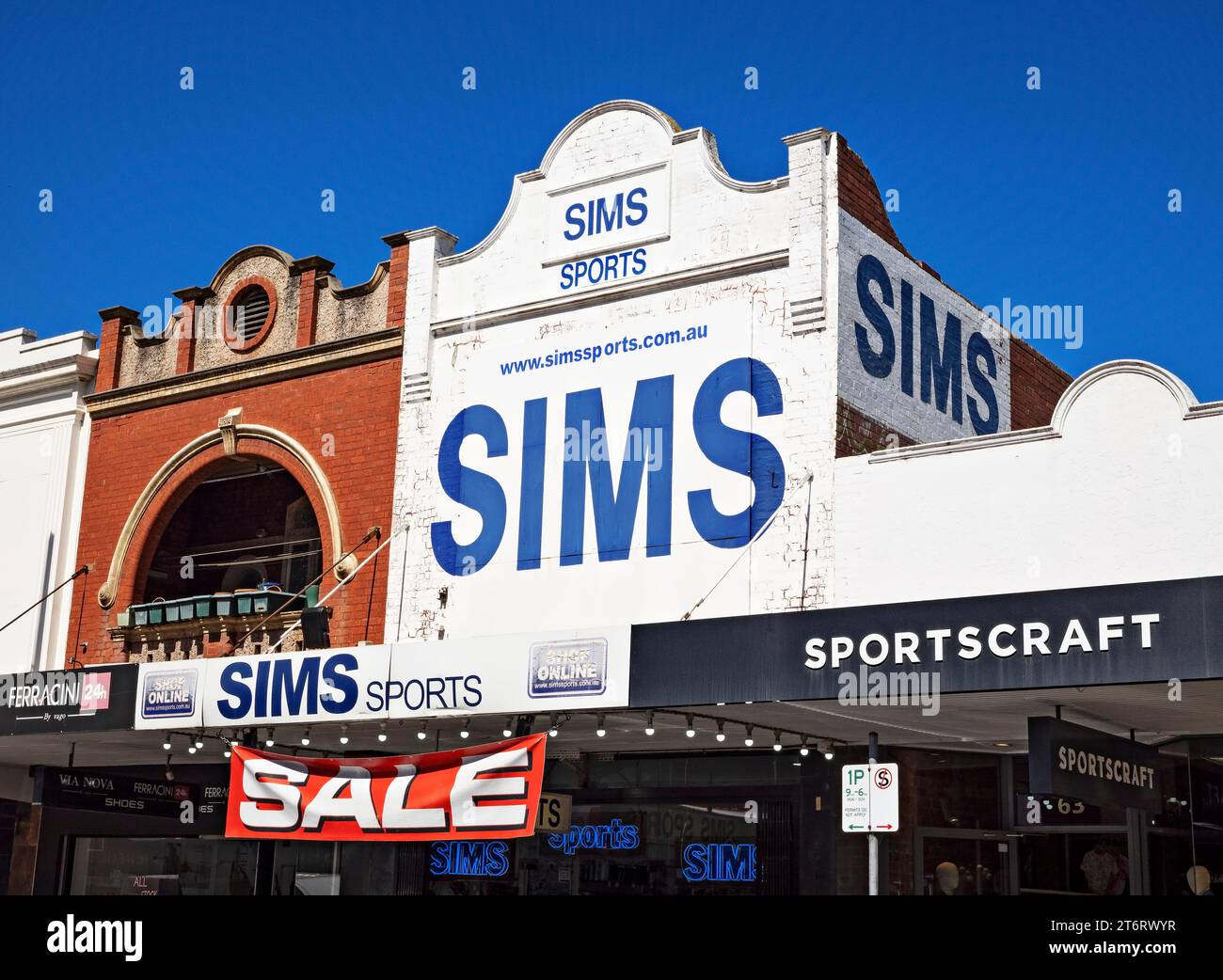 Melbourne Australia / Sims Sports Store in Puckle Street Shopping ...