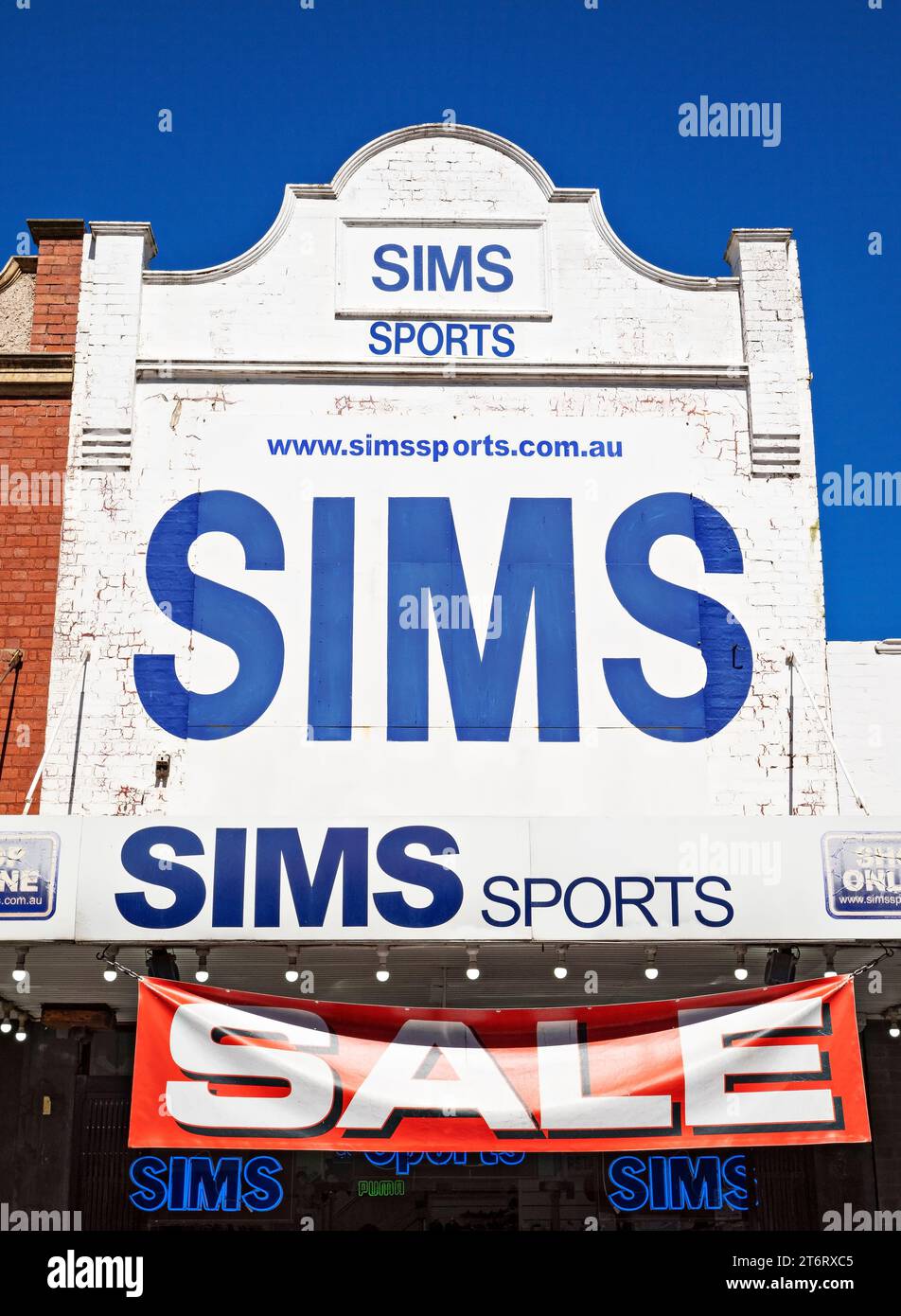 Melbourne Australia / Sims Sports Store in Puckle Street Shopping ...